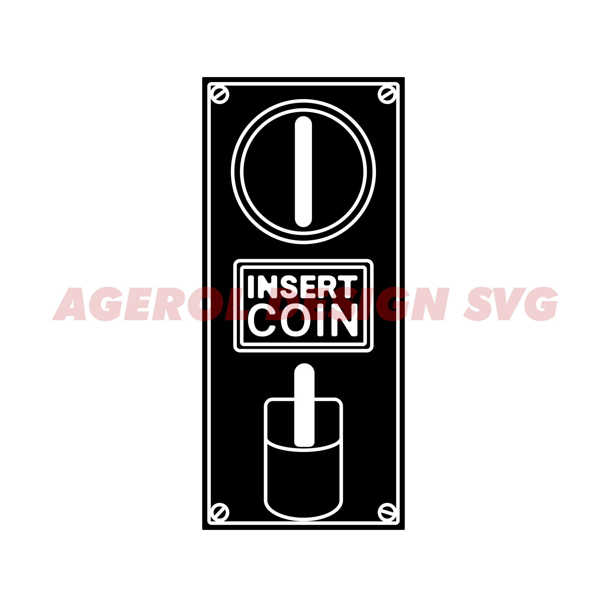 Coin Slot SVG Insert Coin SVG Arcade SVG Arcade Game Machine Svg ...