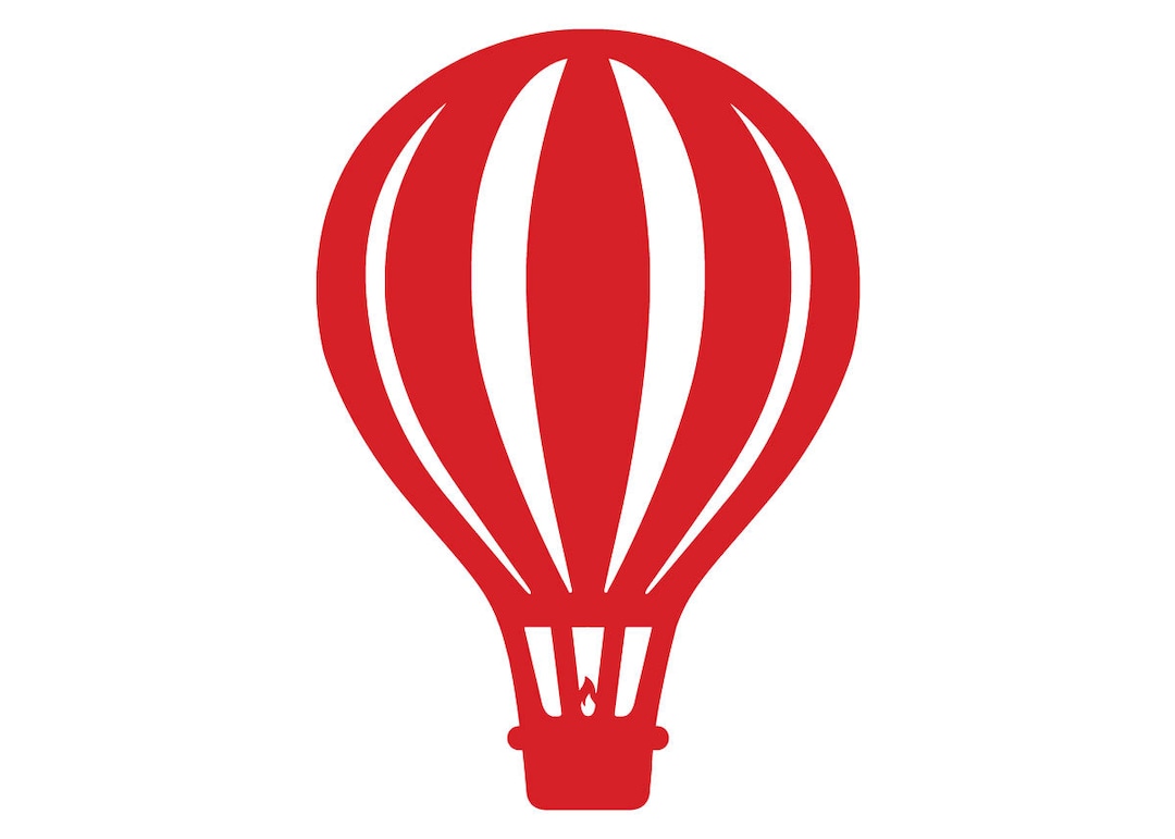 Hot Air Balloon SVG Instant Download Balloon Aircraft Design for Travel ...