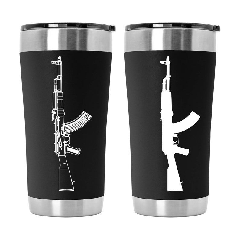 AK47 Kalashnikov SVG Dibujo AK-47 rifle icónico de 1947 Idea de diseño ...