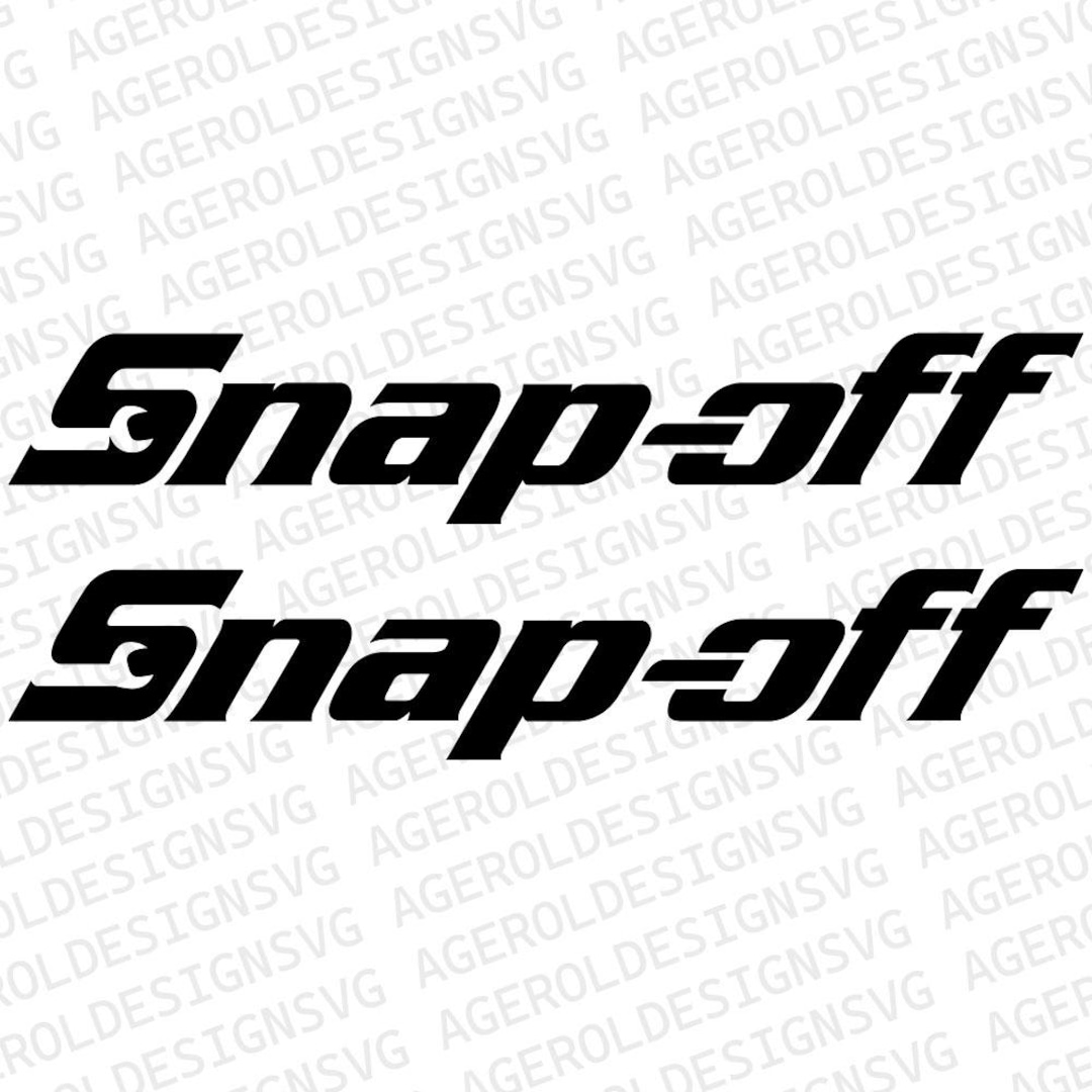 Snap off Emblem SVG Snap off Logo SVG Snapoff SVG Snap-off Svg Cut File ...