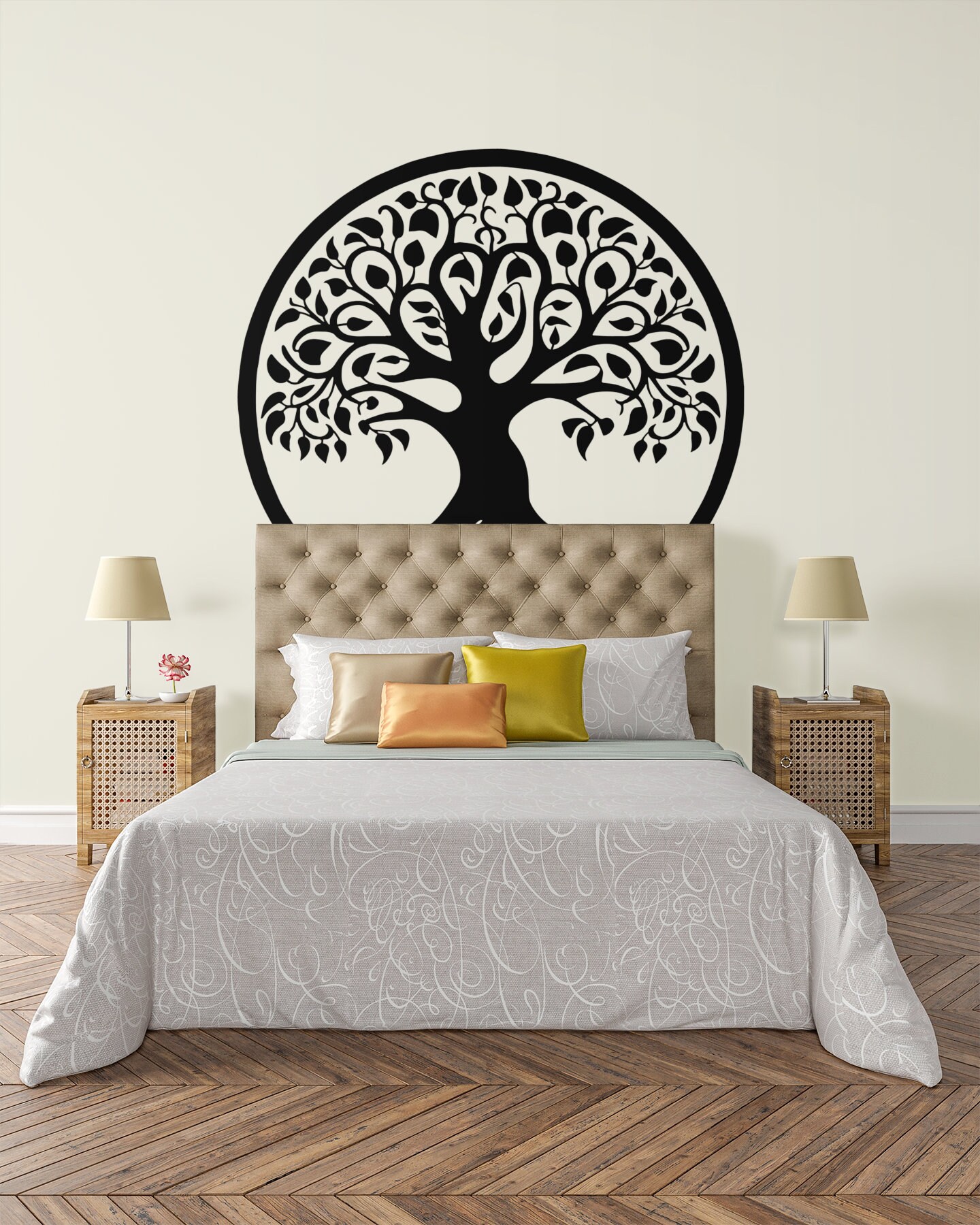 Tree of Life Laser Cut SVG DXF Files Wall Sticker Engraving - Etsy