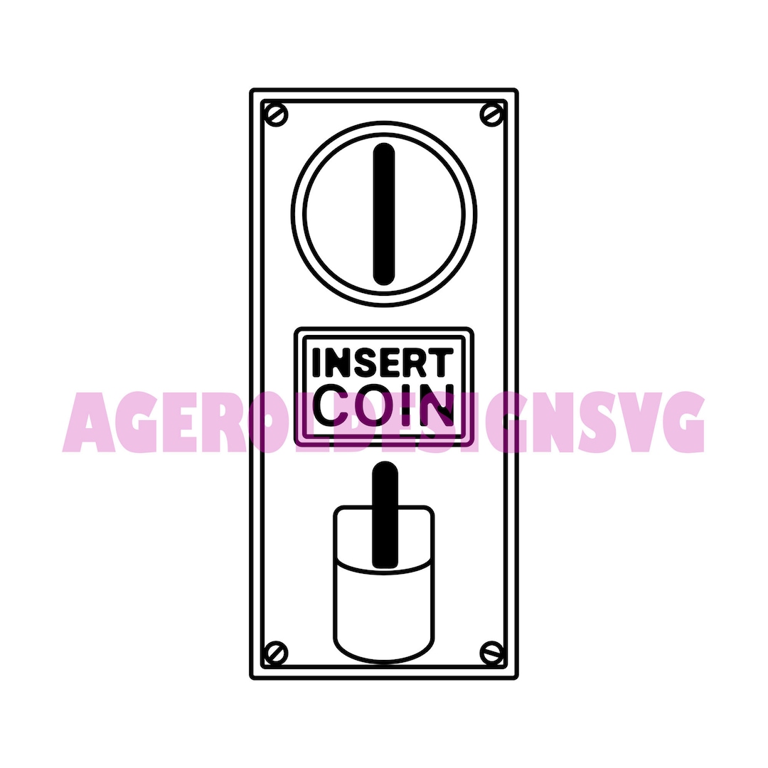 Coin Slot SVG Insert Coin SVG Arcade SVG Arcade Game Machine Svg ...