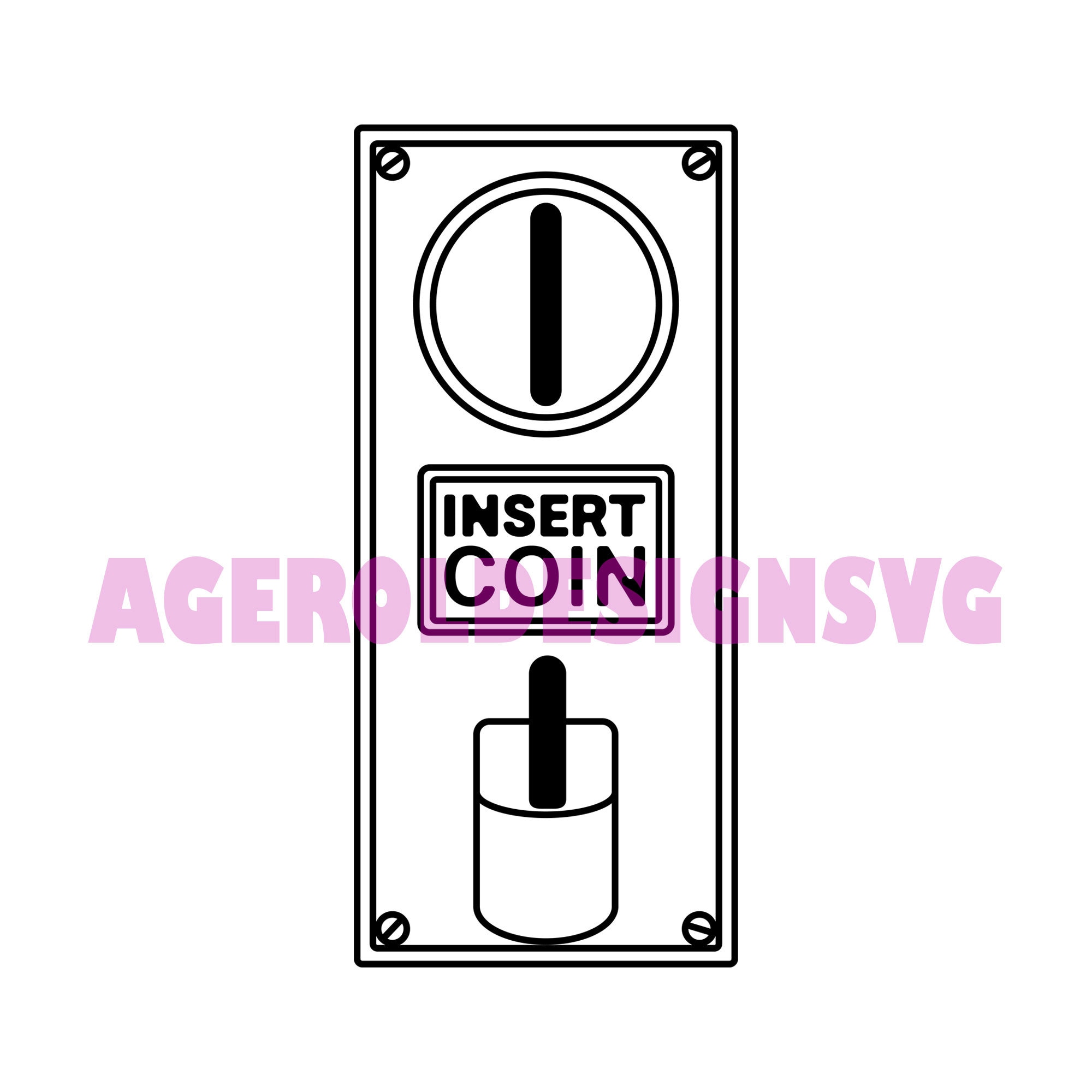 Coin Slot SVG Arcade SVG Arcade Game Machine SVG Vending Machine Svg ...
