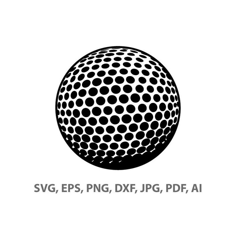 Pelota de golf SVG Golf SVG Pelota PNG Pelota de golf Vector Descarga ...