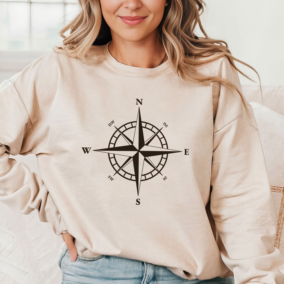 Compass Star SVG Compass Rose SVG Nautical Compass Star off Road ...