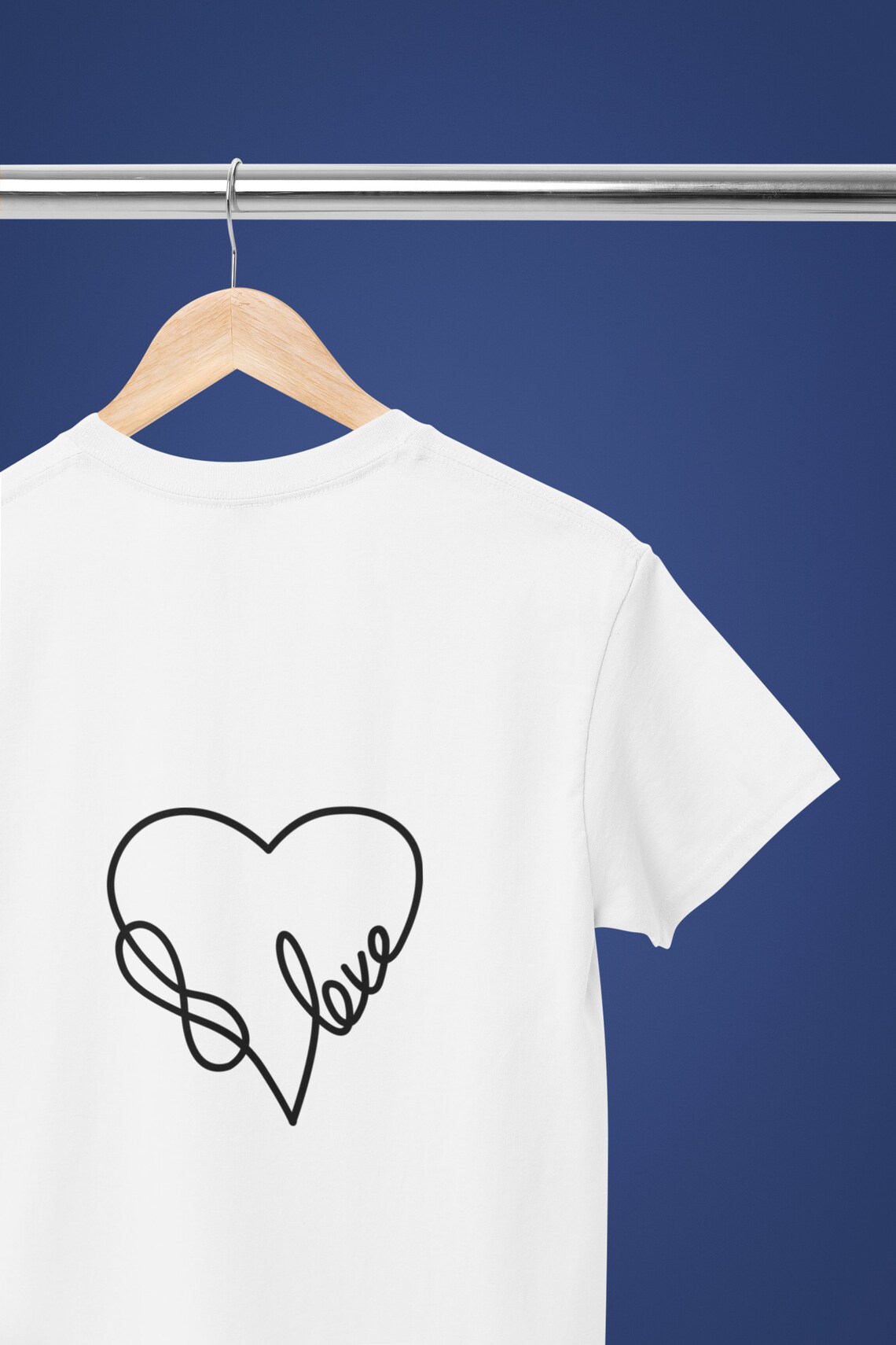 Love Script Heart SVG PNG DXF Valentine Day Svg Heart - Etsy