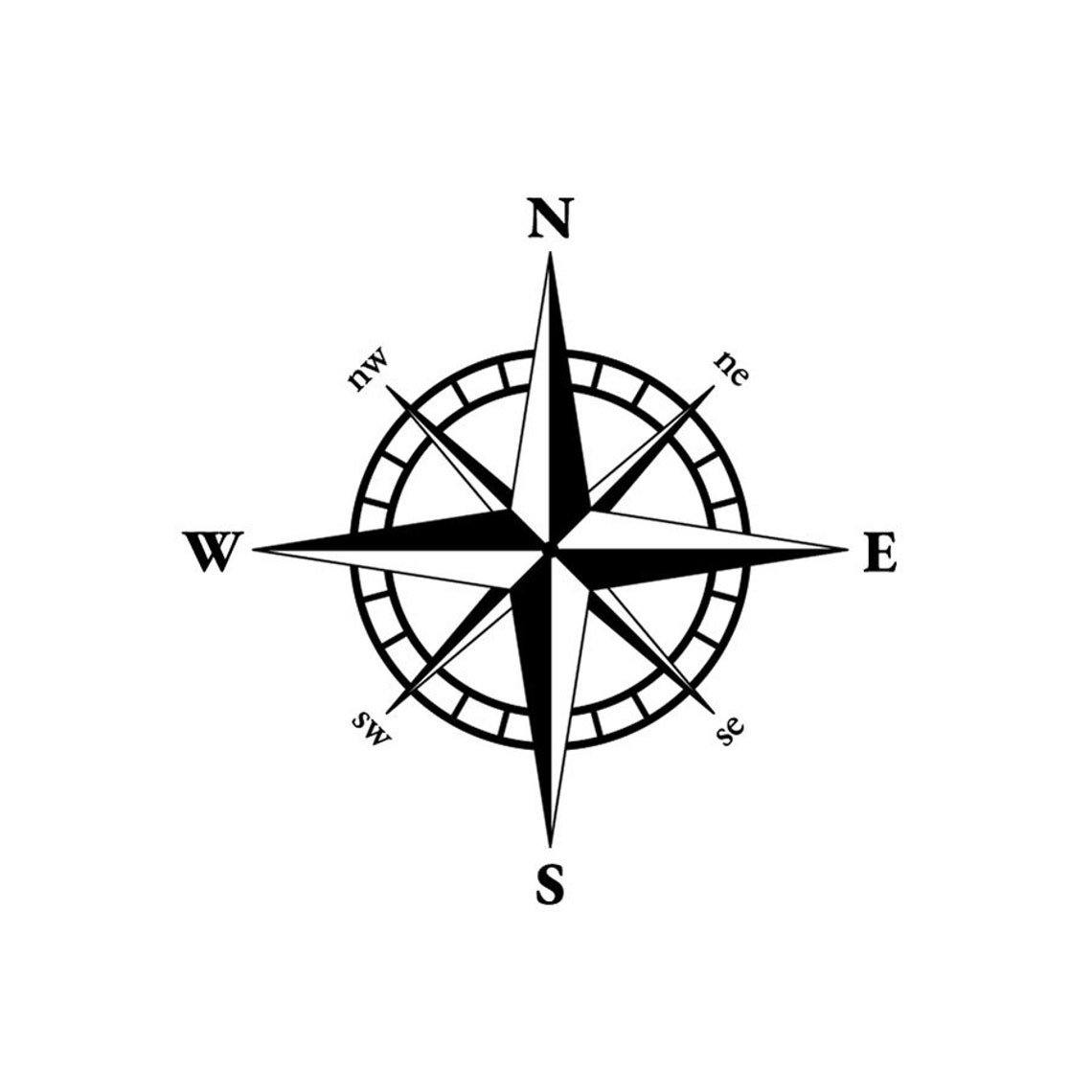 Compass Star SVG Compass Rose SVG Nautical Compass Star off Road ...