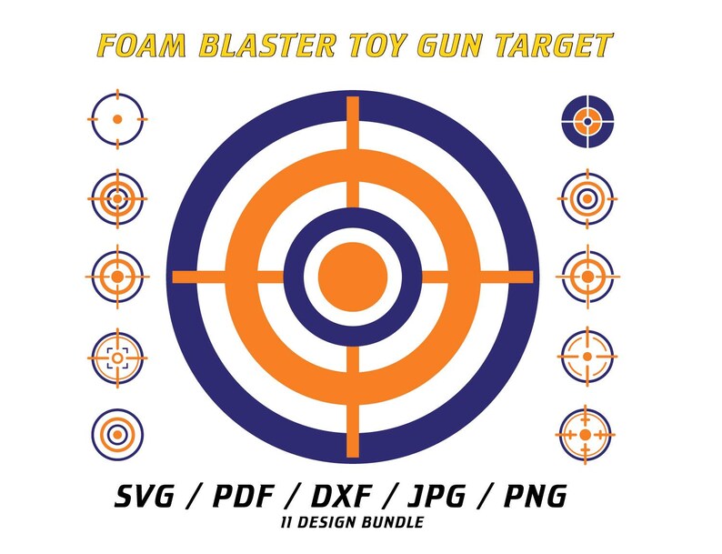 Target SVG Shooting Target SVG Bullseye SVG Bundle Aim Bullseye Svg ...