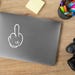 Cartoon Middle Finger SVG Cut File Cartoon Ornament Middle Finger Glove ...