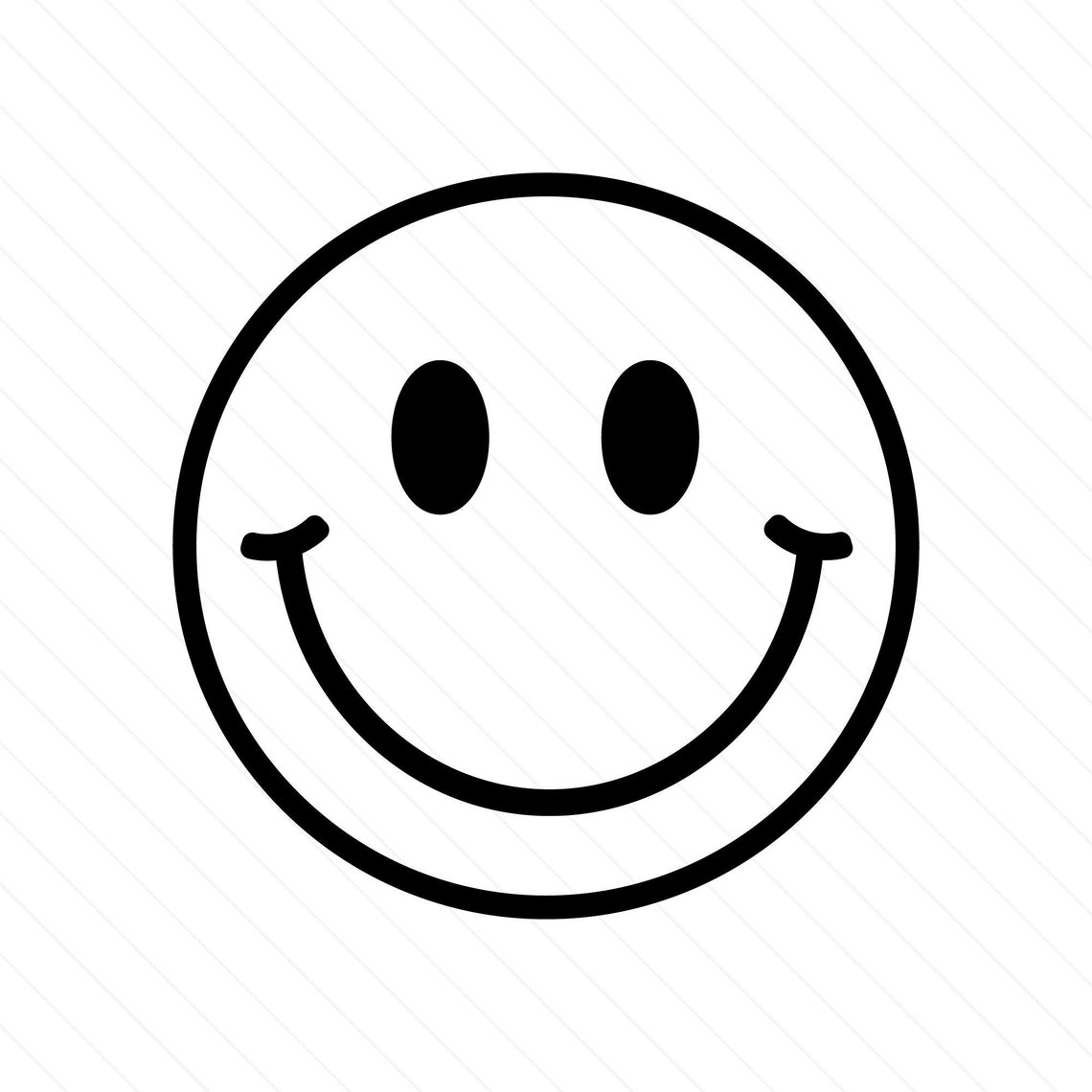 Smiley Face Emoji Smiley Face Digital Download in Format Svg Png Jpg ...