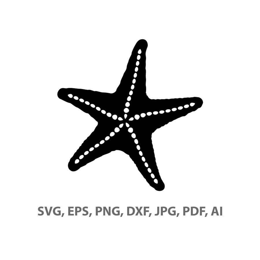 Starfish SVG Star Fish SVG Sea Star SVG Nautical Svg Seastar Svg Ocean ...