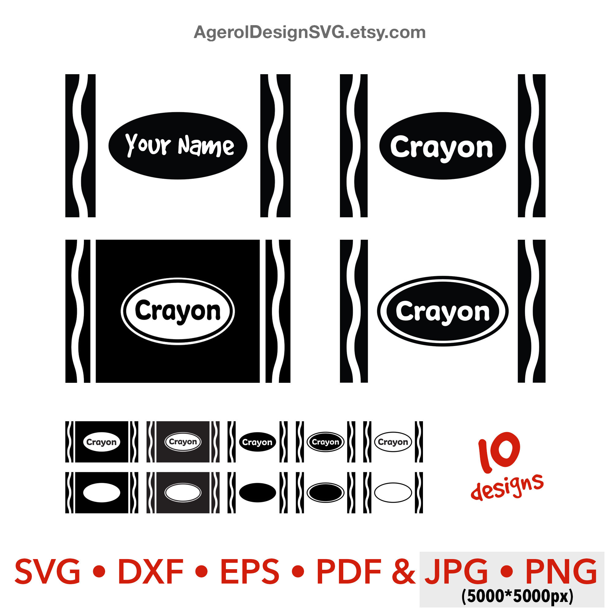 Crayon Svg Crayola Svg Crayon Wrapper Svg Crayon Wrapper Cut File ...