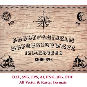 Ouija Board SVG Ouija Spirit Board Spirit Talking Board Svg Ouija SVG ...
