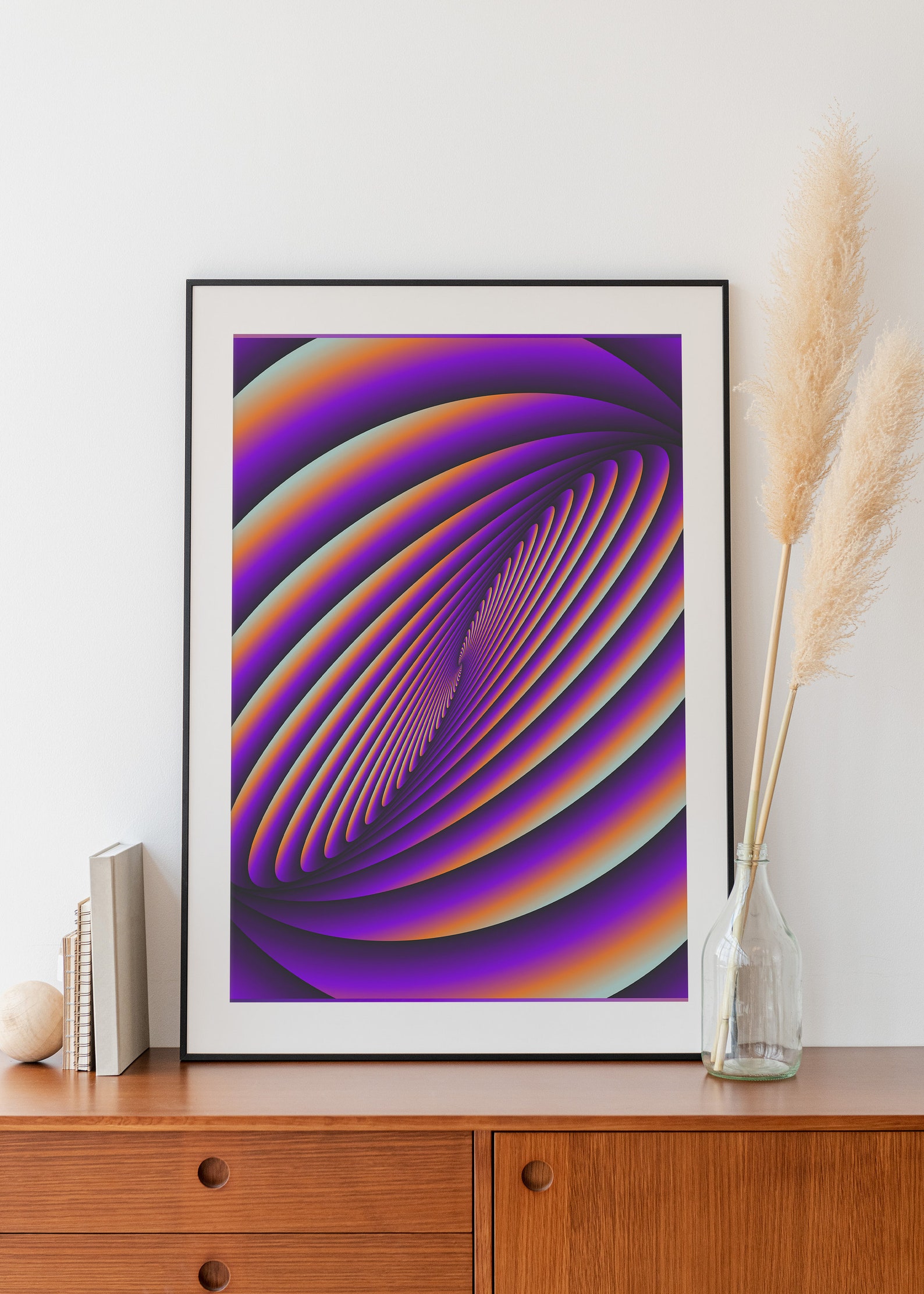 Op Art Geometric Art Optical Illusion Office Wall Art Wall - Etsy