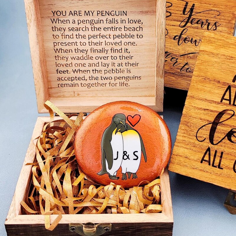 Christmas Penguin Boxes - Etsy UK