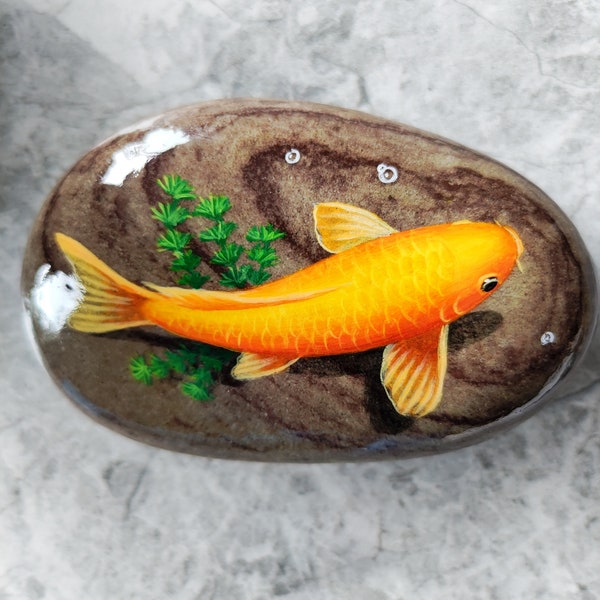 Fish Painted Rocks - Etsy