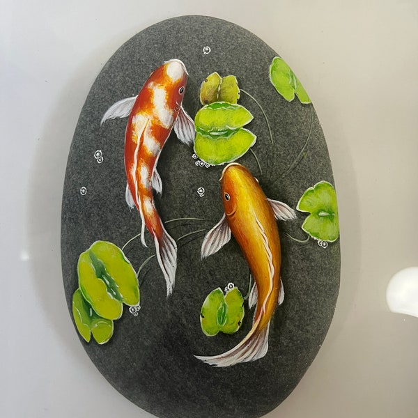 Fish Painted Rocks - Etsy