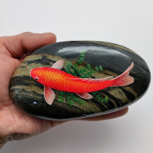 Fish Painted Rocks - Etsy