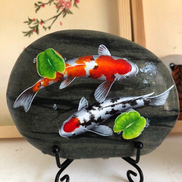 Fish Painted Rocks - Etsy