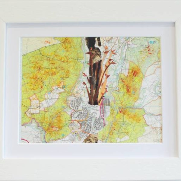 Framed Os Map - Etsy UK