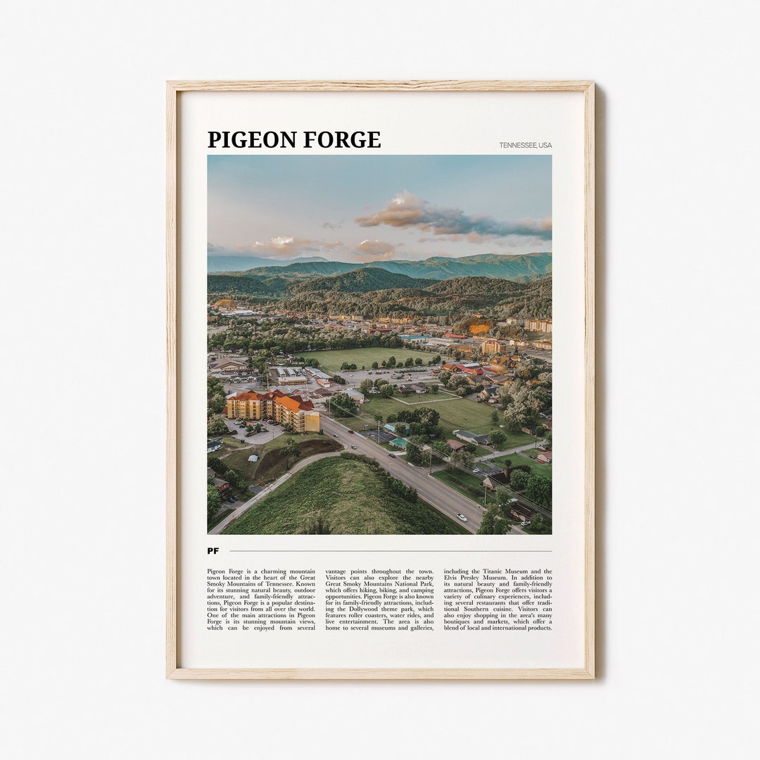 Pigeon Forge Travel Poster, Pigeon Forge Wall Art, Pigeon Forge Poster ...
