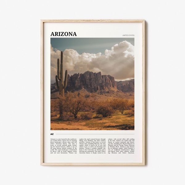 Arizona Poster - Etsy