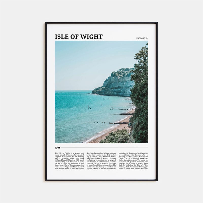 Isle of Wight Print - Etsy UK