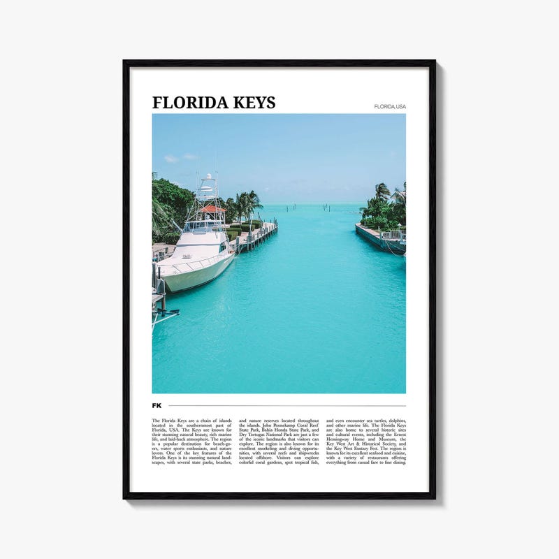 Florida Keys Poster - Etsy