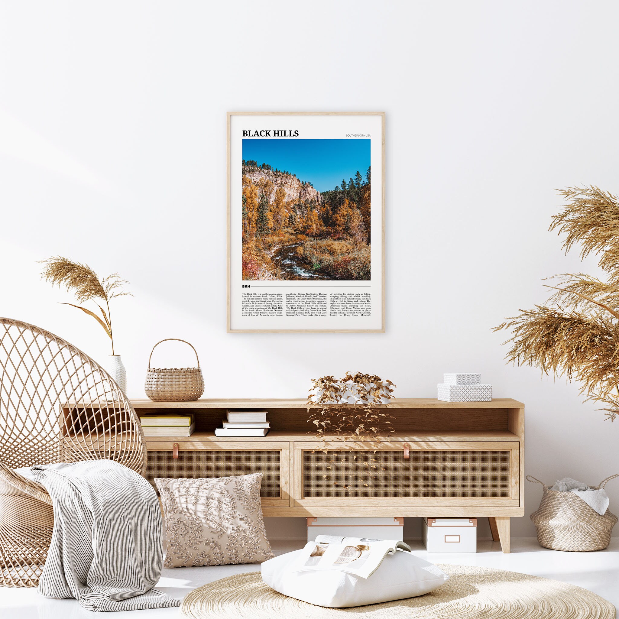 Black Hills Travel Poster Black Hills Wall Art Black Hills - Etsy