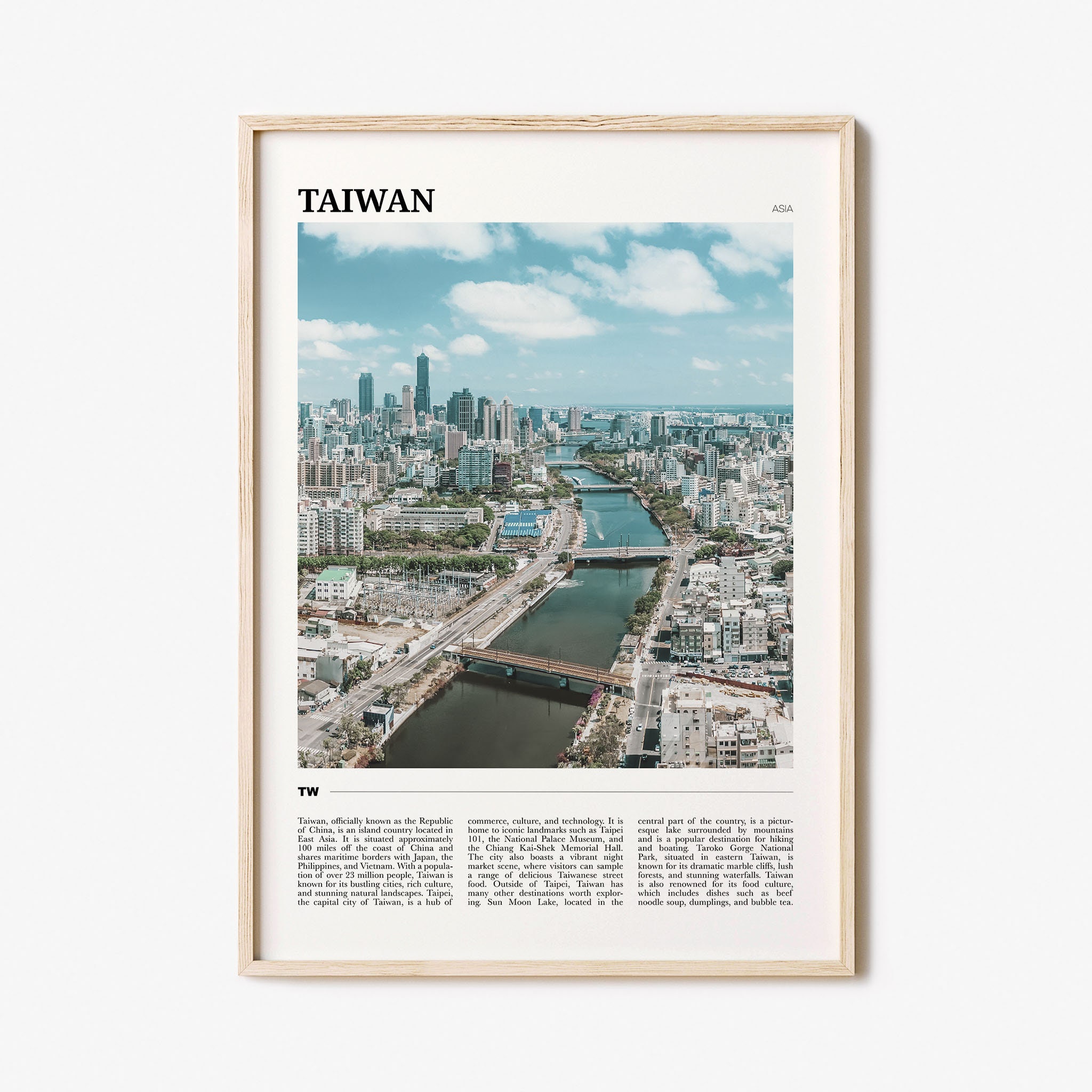 Taiwan Travel Poster, Taiwan Wall Art, Taiwan Poster Print, Taiwan ...