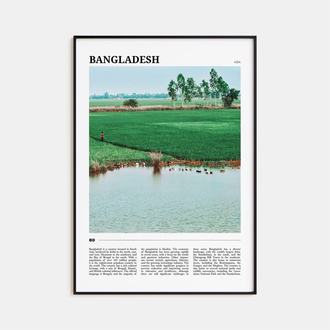 Bangladesh Travel Poster, Bangladesh Wall Art, Bangladesh Poster Print ...