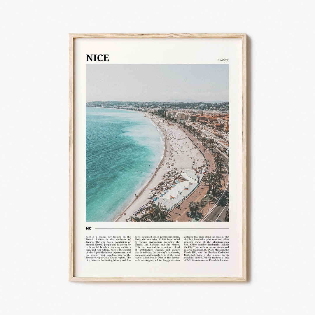 Nice Travel Poster, Nice Wall Art, Nice Poster Print, Nice Photo, Nice ...