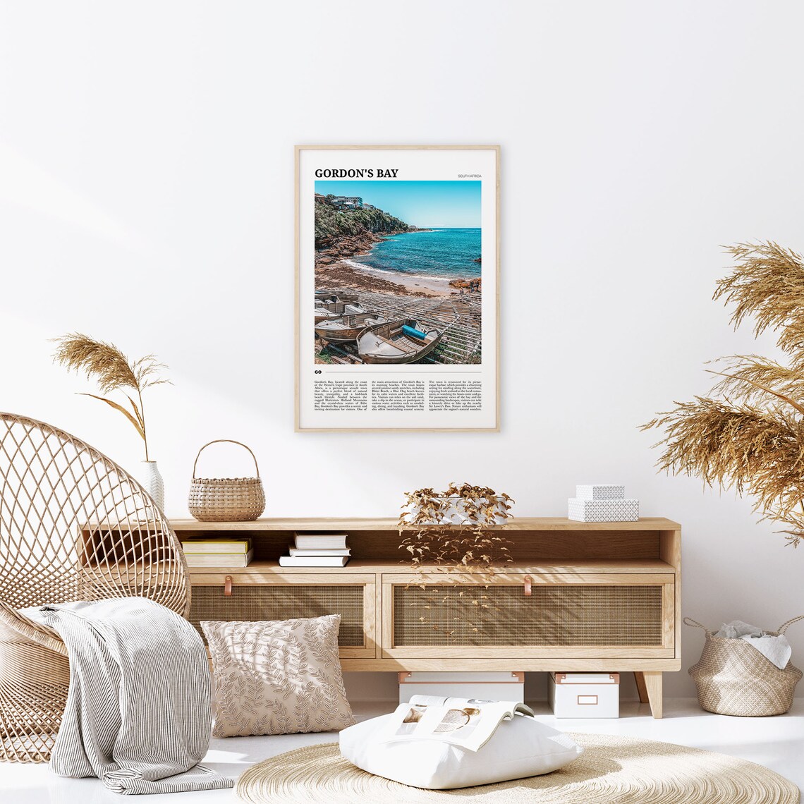 Gordons Bay Travel Poster Gordons Bay Wall Art Gordons - Etsy