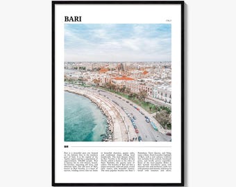 Bari Poster Colorful Print, Bari Wall Art, Bari Photo Decor, Bari Gift ...