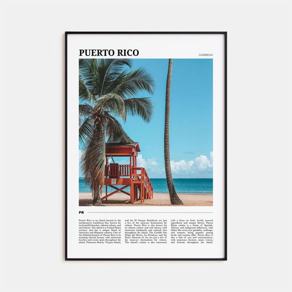Puerto Rico Poster - Etsy