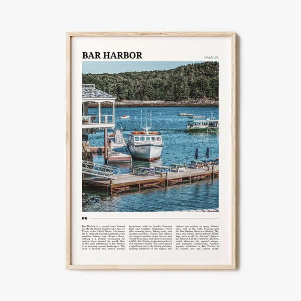 Bar Harbor Wall Art - Etsy