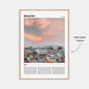 Baguio Travel Poster, Baguio Wall Art, Baguio Poster Print, Baguio ...