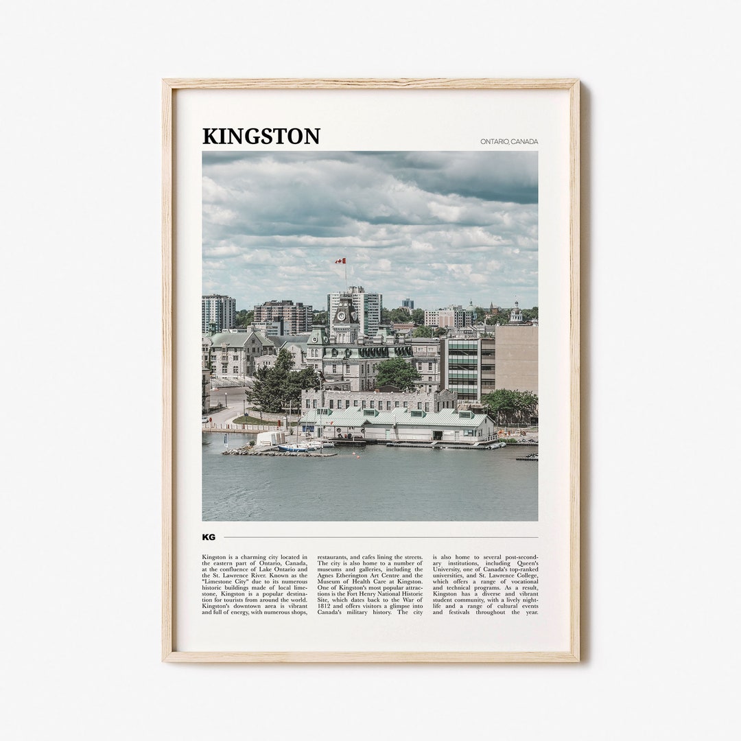 Kingston Travel Poster, Kingston Wall Art, Kingston Poster Print ...