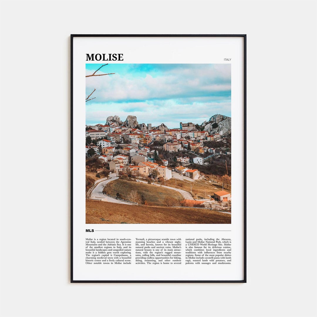 Molise Travel Poster, Molise Wall Art, Molise Poster Print, Molise ...