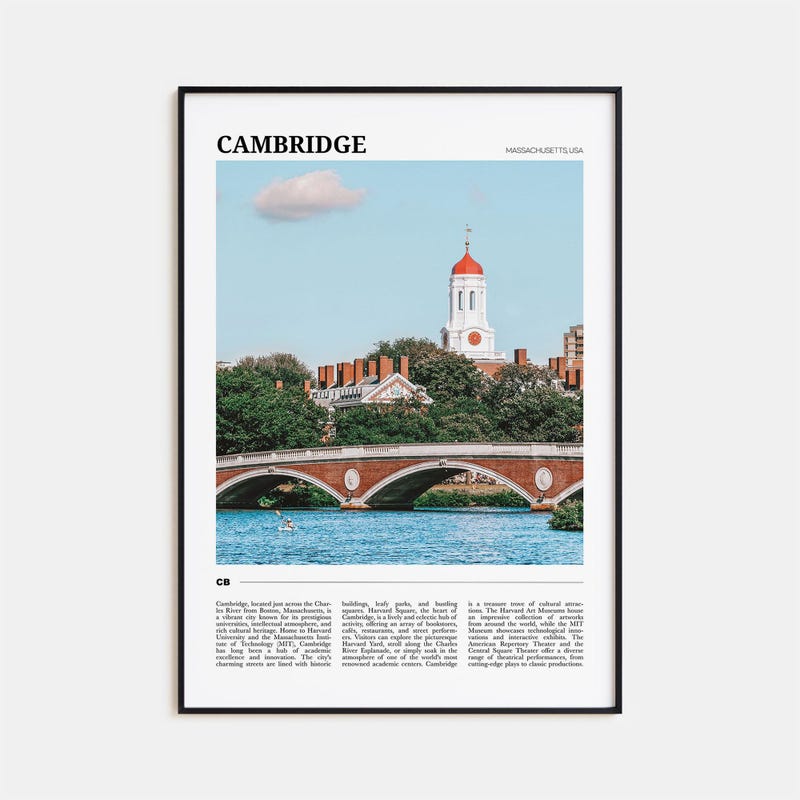 Cambridge Poster - Etsy UK