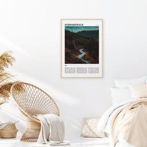 Schwarzwald Travel Poster, Schwarzwald Wall Art, Schwarzwald Poster ...