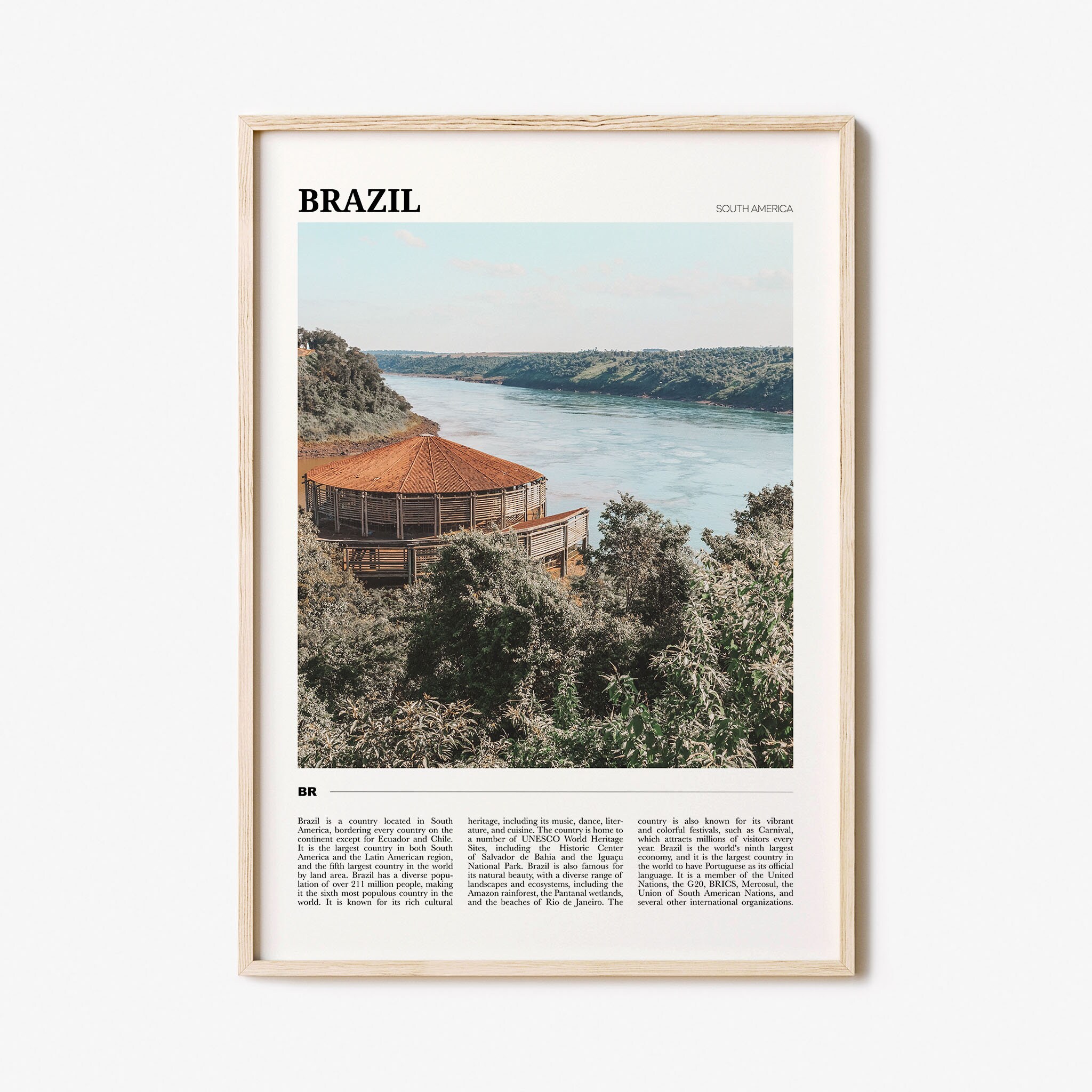 Brazil Travel Poster No 2 Brazil Wall Art Brazil Poster - Etsy
