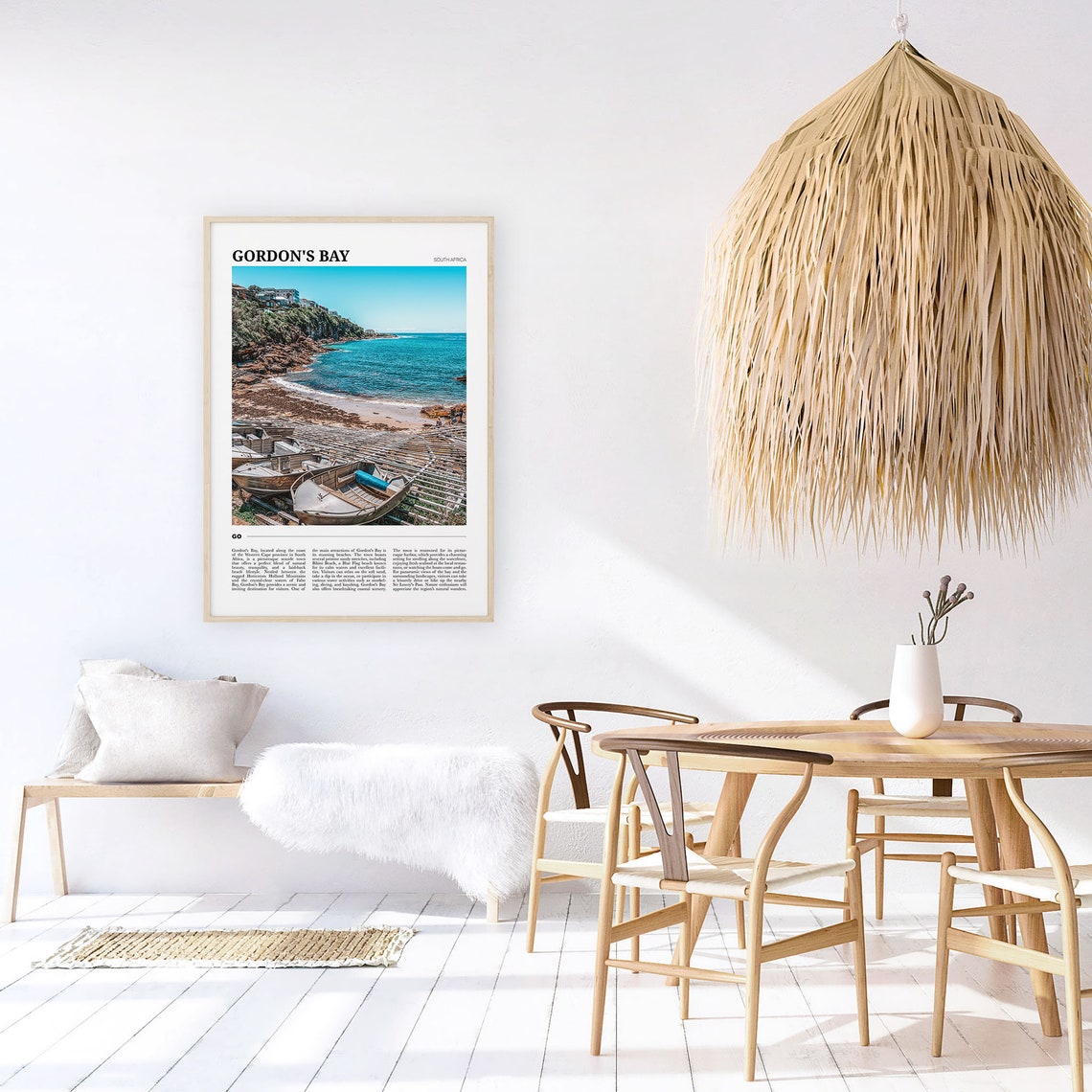 Gordons Bay Travel Poster Gordons Bay Wall Art Gordons - Etsy