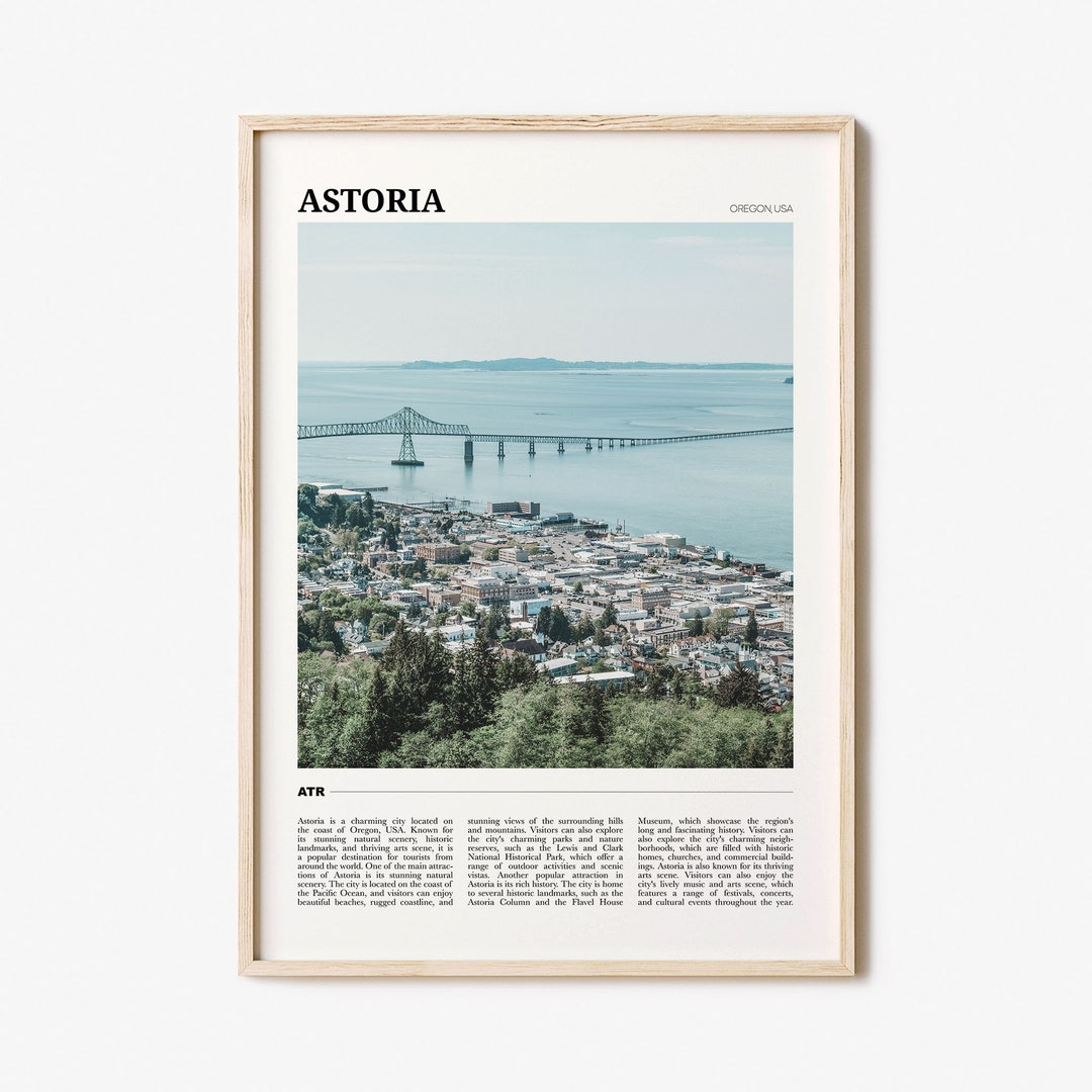 Astoria Travel Poster, Astoria Wall Art, Astoria Poster Print, Astoria ...