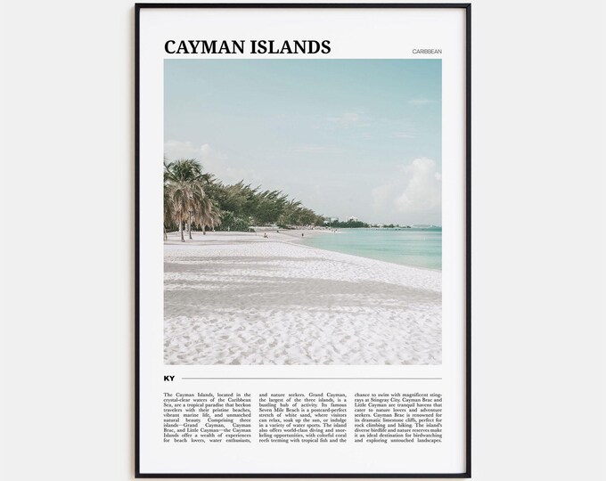 Old Cayman Islands Map 1880 Vintage Caymanian Isle Chart Poster - Etsy
