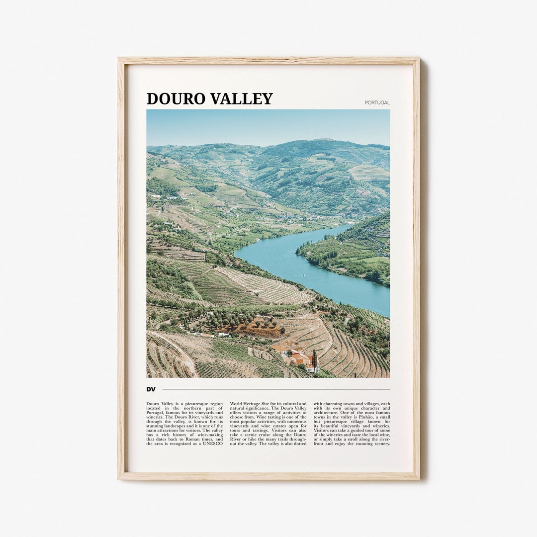 Douro Valley Travel Poster Douro Valley Wall Art Douro - Etsy