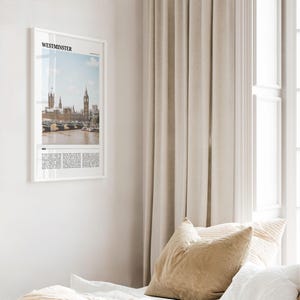 Westminster Travel Poster, Westminster Wall Art, Westminster Poster ...