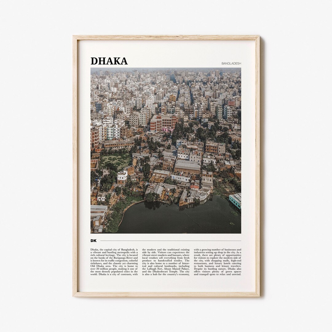 Dhaka Travel Poster, Dhaka Wall Art, Dhaka Poster Print, Dhaka Photo, Dhaka Decor, Bangladesh - Etsy