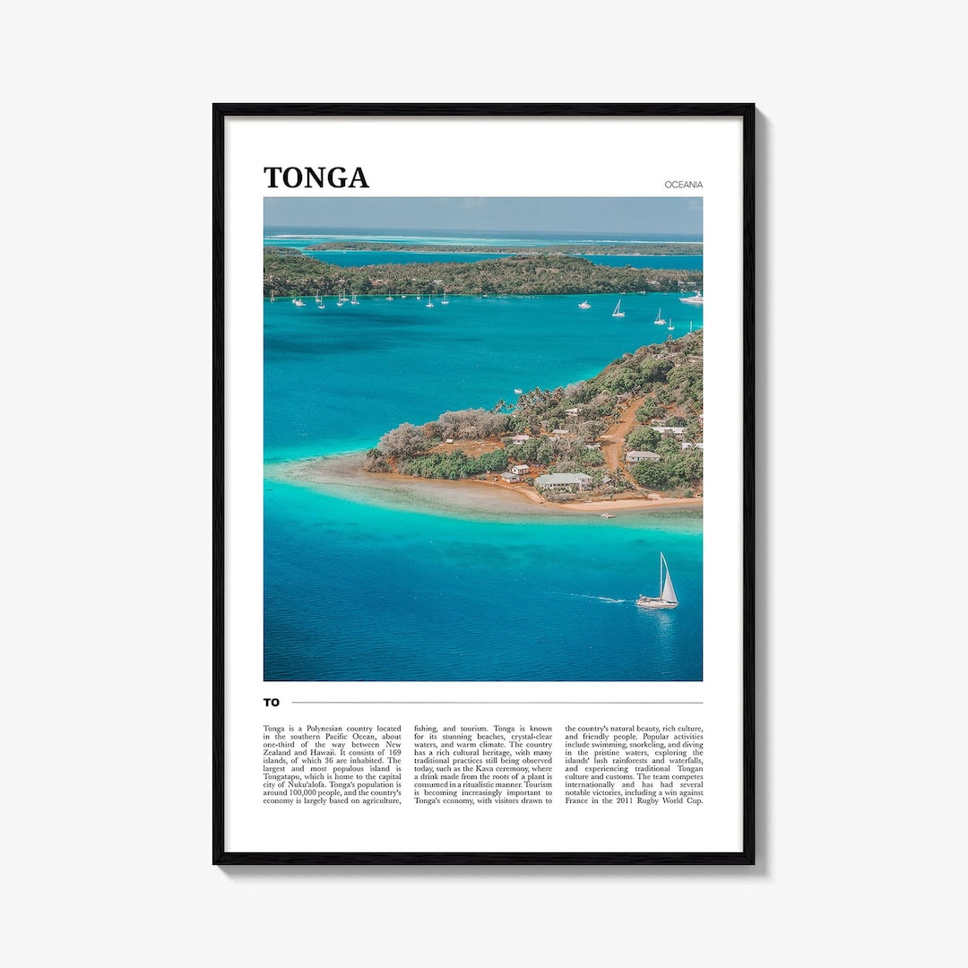 Tonga Travel Poster, Tonga Wall Art, Tonga Poster Print, Tonga Photo ...
