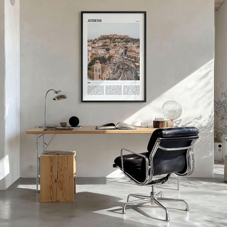 Athens Greece Poster Print, Attica Photo, Acropolis Wall Art, Parthenon ...